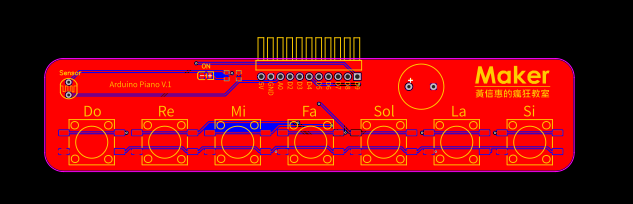 ArduinoPianoPCB - OSHWLab