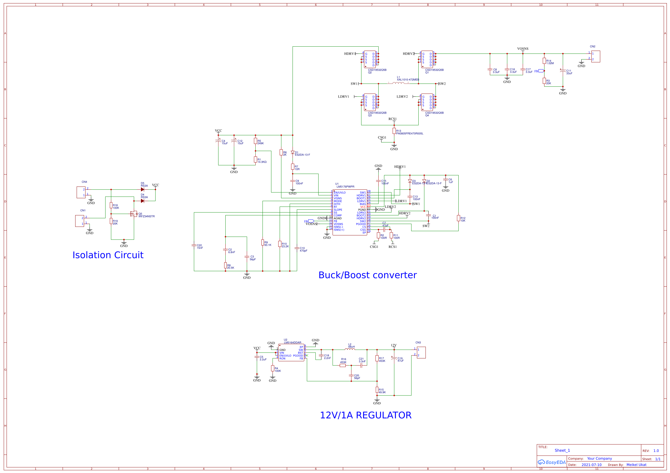 buck-boost controller - OSHWLab