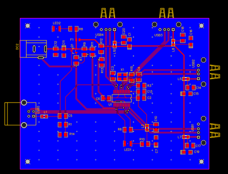 USB2.0 Hub GL850 - EasyEDA open source hardware lab