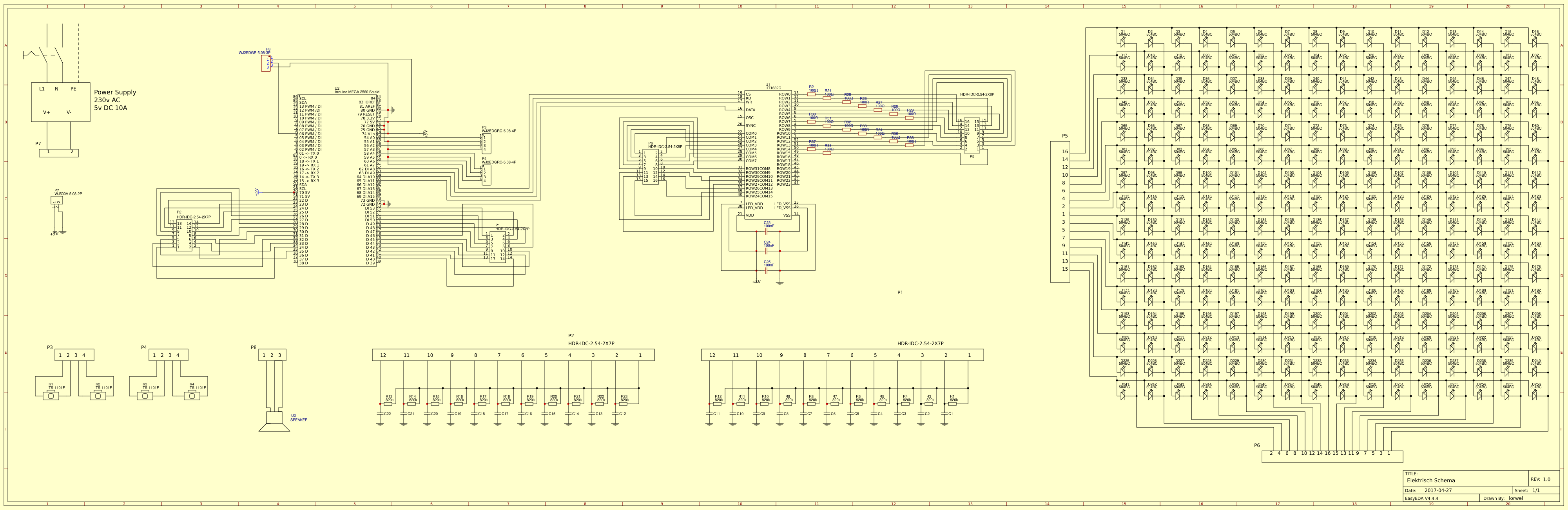 Eindwerk: Shield Arduino Mega2560 - OSHWLab
