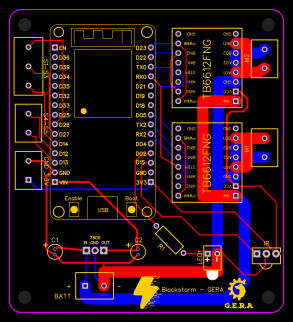 Controlador Mini-Sumô - EasyEDA open source hardware lab