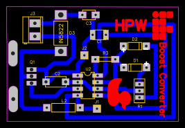 Simple DC/DC Boost Converter using 555 Timer IC by Pedro Henrique Monteiro Lima 412 - OSHWLab