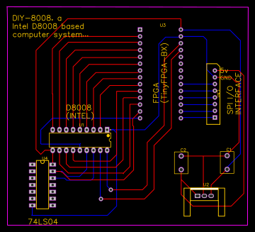 Intel 8008 computer support logic. - OSHWLab