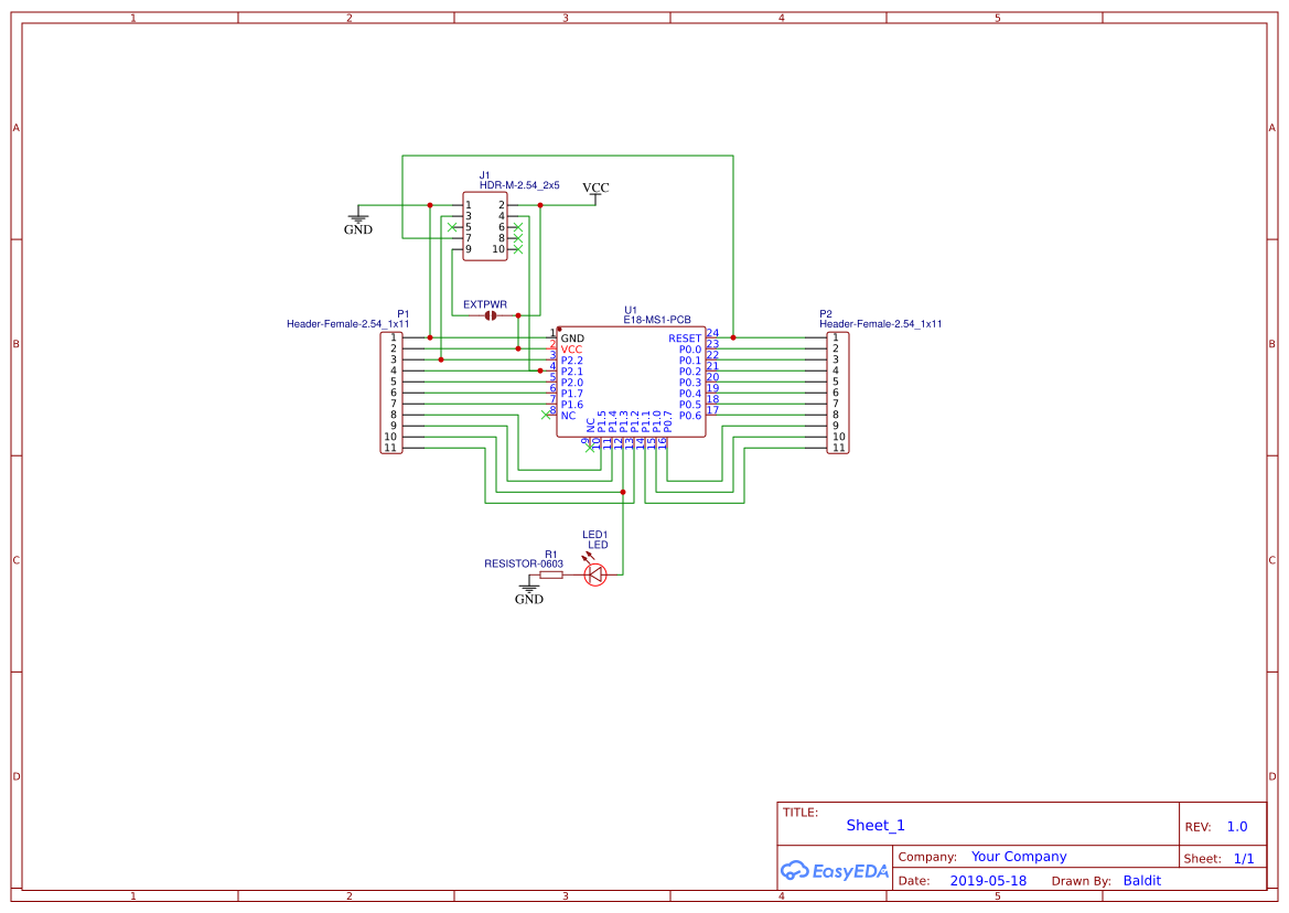 zigbee cc2530 ebyte breakout with debug - OSHWLab
