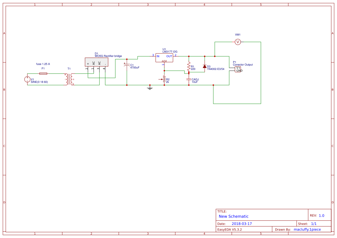 Voltage regulator - EasyEDA open source hardware lab