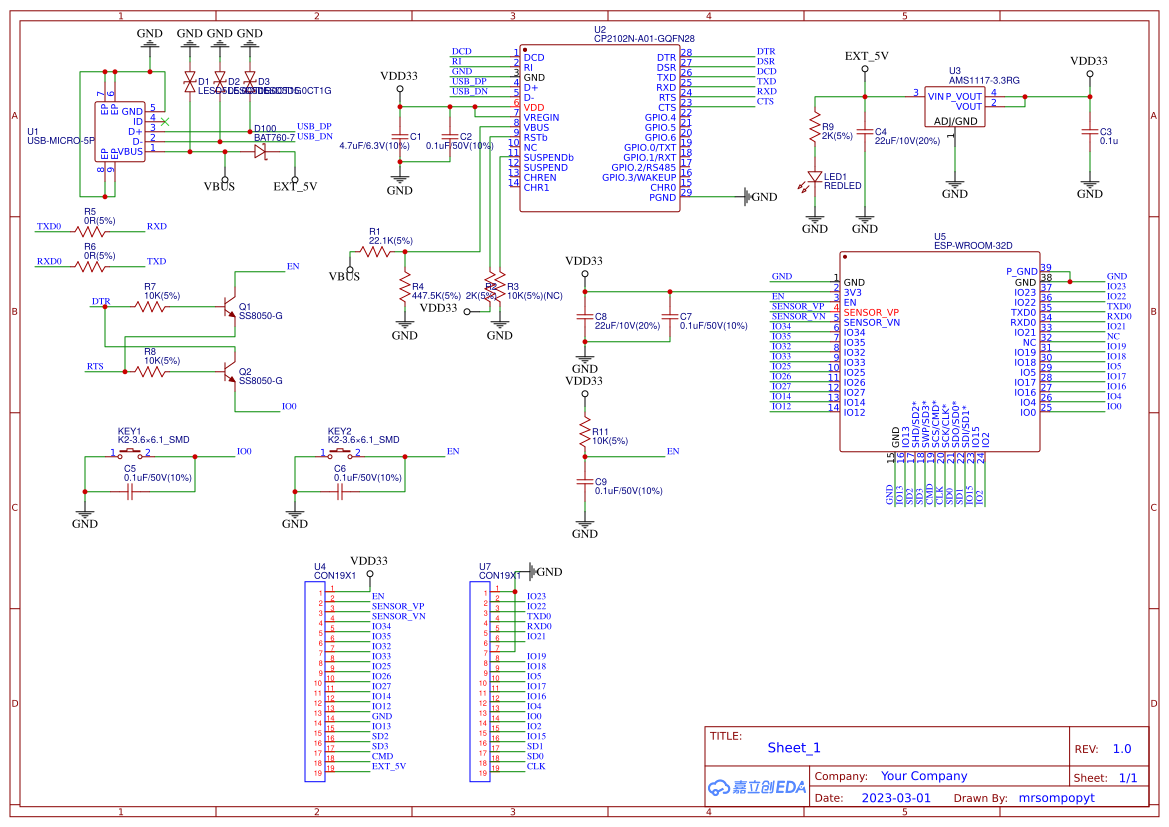 ESP32 RIIIXCH - OSHWLab