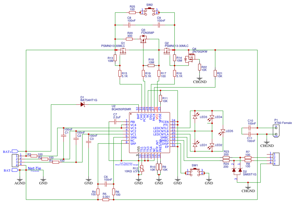 Battery Management BQ4050 3S - Platform for creating and sharing projects - OSHWLab