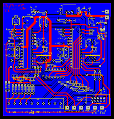 10-Bit-RGBW, 8-Bit-WW_LED_CONTROLLER - EasyEDA open source hardware lab