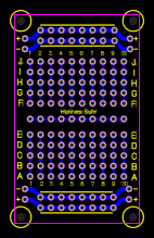 Solderable Breadboard - EasyEDA open source hardware lab