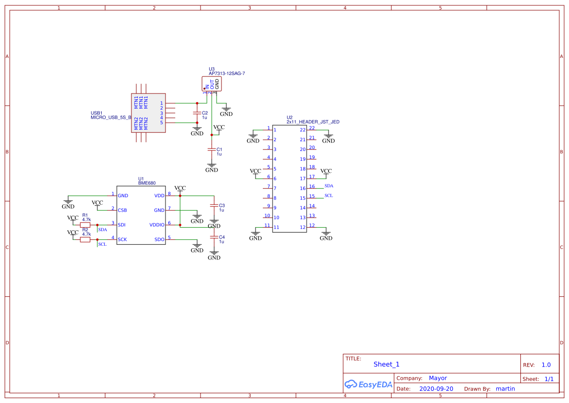 CC13X2 - BME680 - OSHWLab