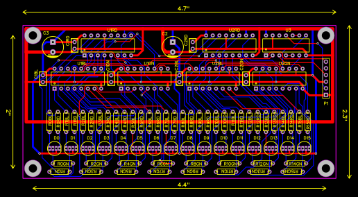 74LS595 RGB LED driver - OSHWLab