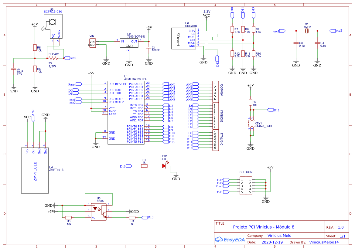 Projeto PCI - Módulo 8 - EasyEDA open source hardware lab