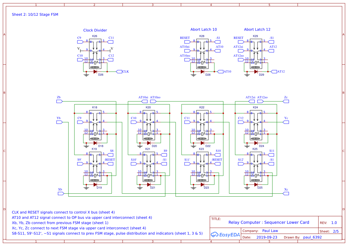 RC - Sequencer Lower - EasyEDA open source hardware lab