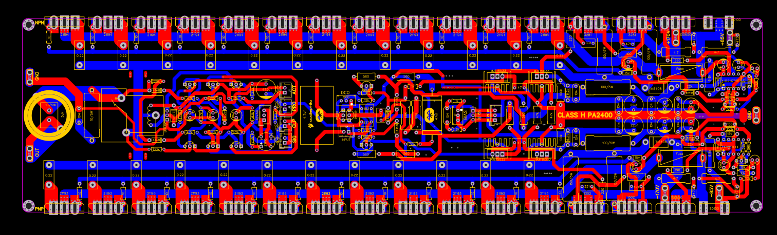 Class H Yamaha PA2400 TEF - EasyEDA open source hardware lab
