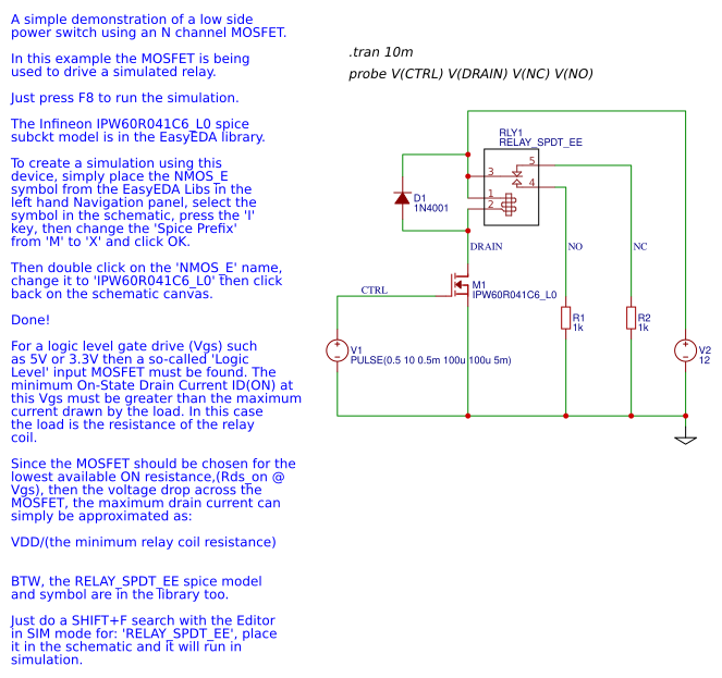 Low side NMOSFET switch. - OSHWLab