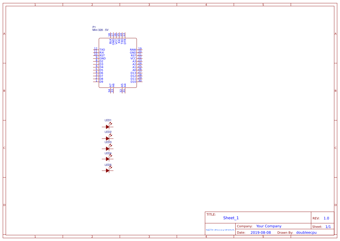 LED_Matrix_5x5 - OSHWLab