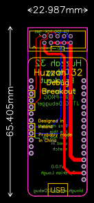 Huzzah32 Debug Breakout - OSHWLab