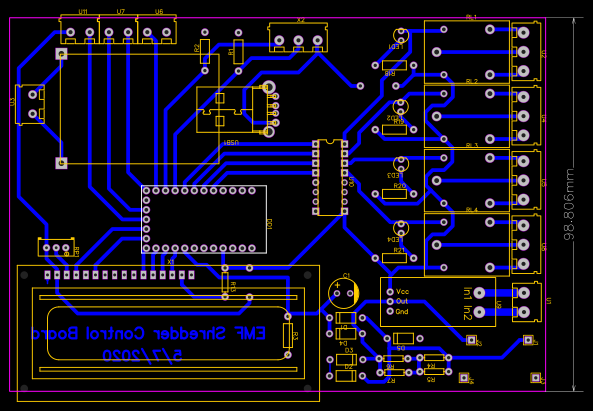 shredder control with ulln2003 - EasyEDA open source hardware lab