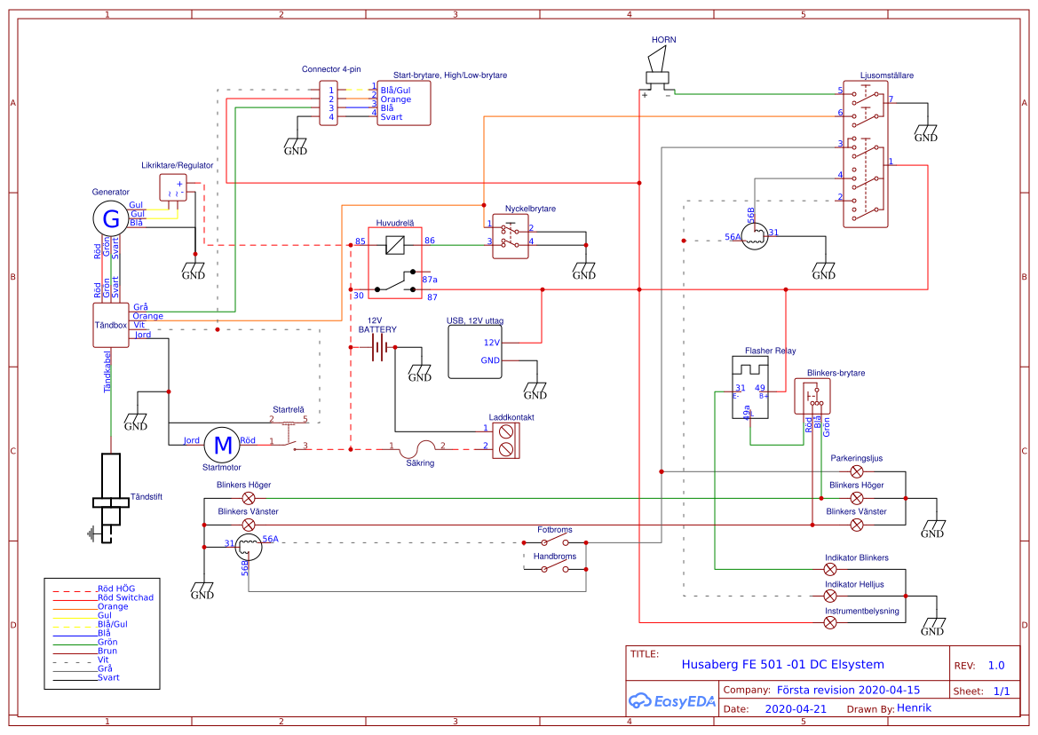 HusabergFE501 Nytt Elschema - OSHWLab