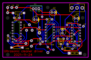 Ultrasonic bath cleaner - EasyEDA open source hardware lab