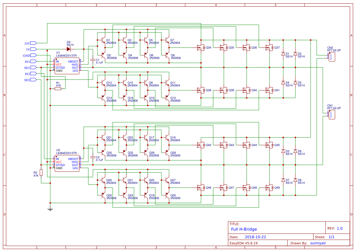 1022_Full H-Bridge - OSHWLab