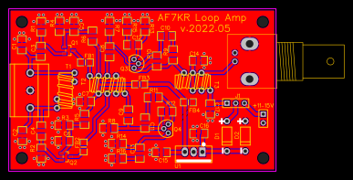 AF7KR Loop Preamp v2022.05 - OSHWLab