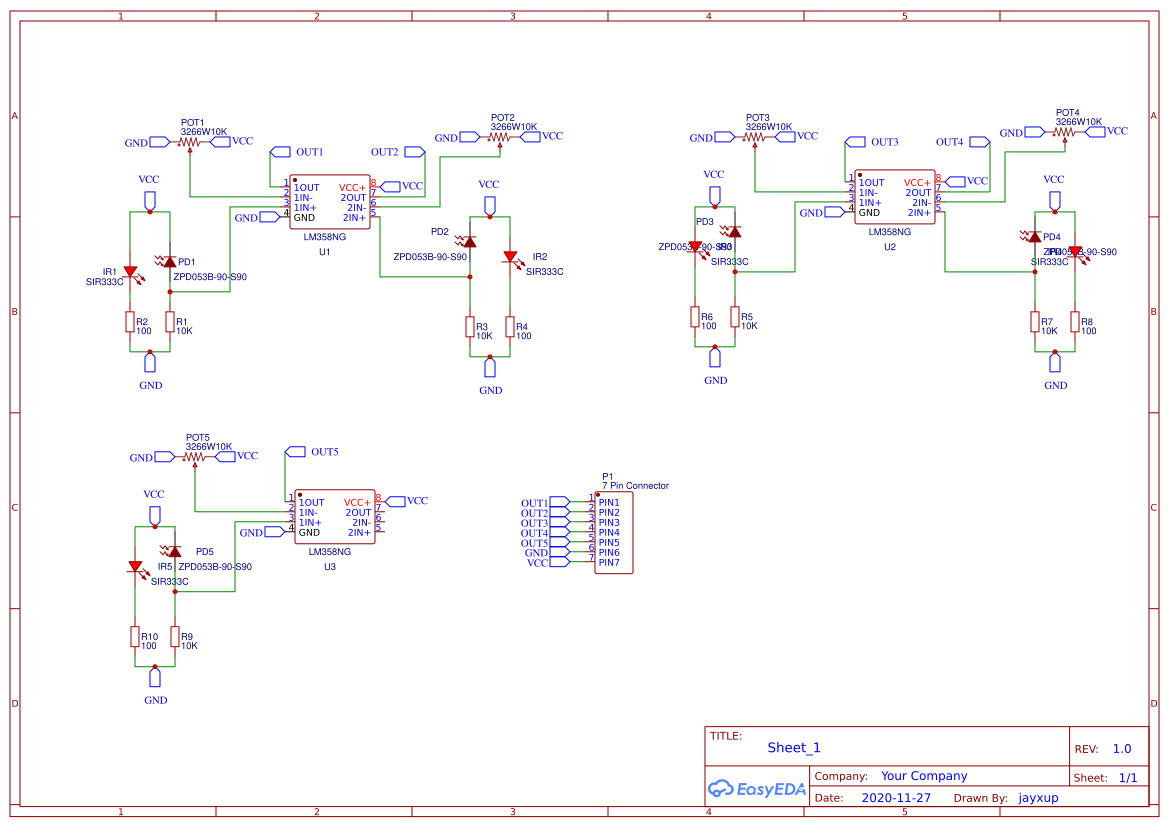 5 channel array - EasyEDA open source hardware lab