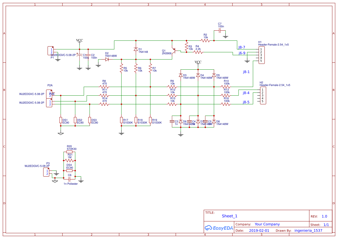 SignalConditioningDI - EasyEDA open source hardware lab