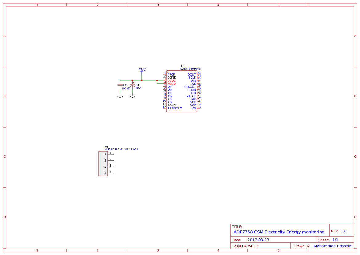 ADE7758 - EasyEDA open source hardware lab
