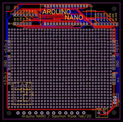 Arduino NANO PROTO - EasyEDA open source hardware lab