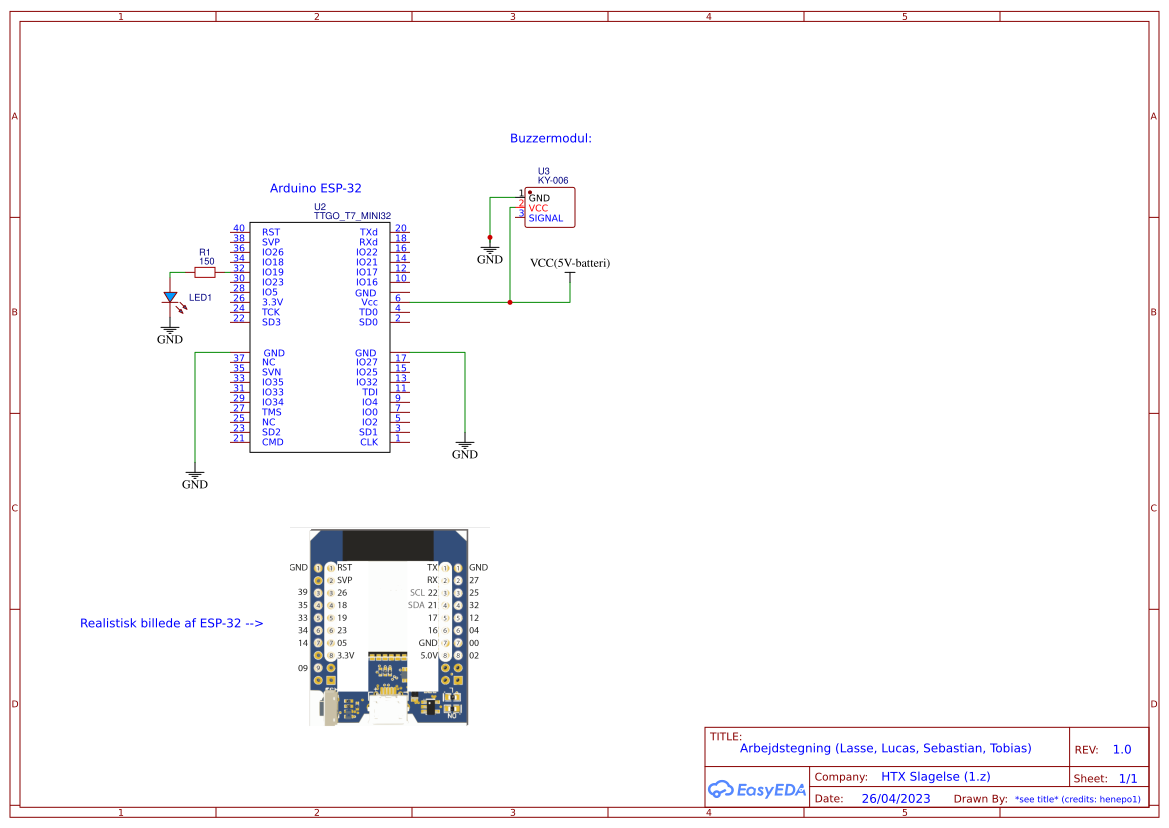 Esp Wroom 32 Arbejdstegning Bombe Easyeda Open Source Hardware Lab