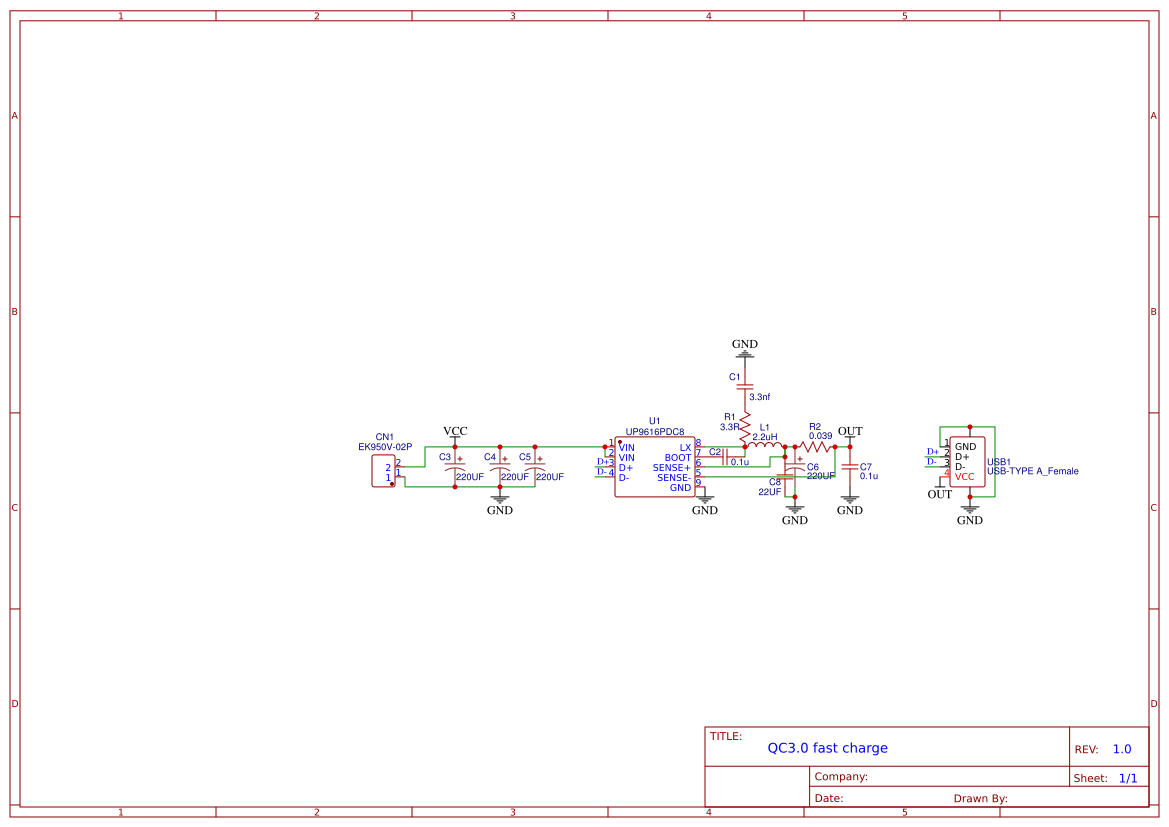 QC3.0 fast charge - OSHWLab