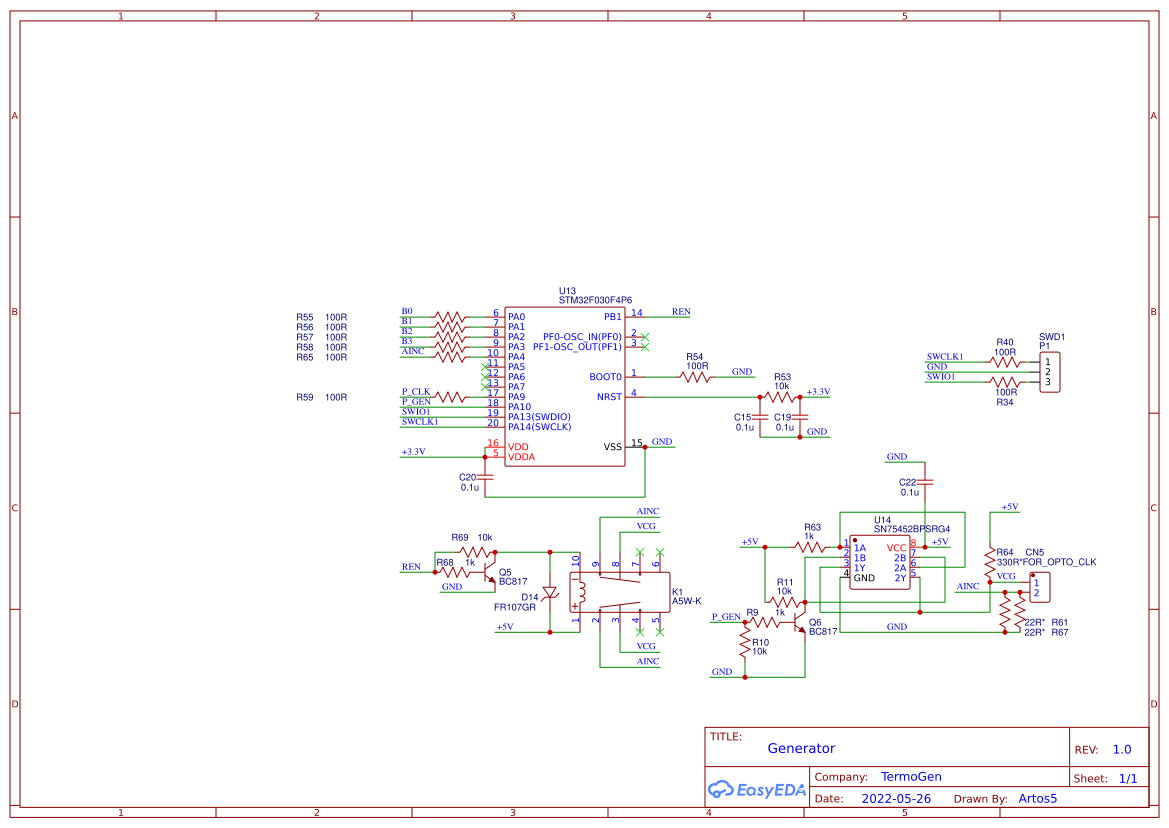 IgorTermoGen2 Generator - EasyEDA open source hardware lab
