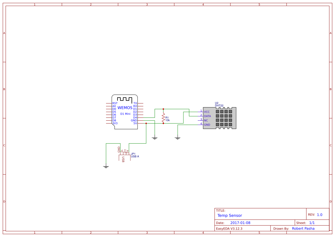 Temp Sensor Easyeda Open Source Hardware Lab