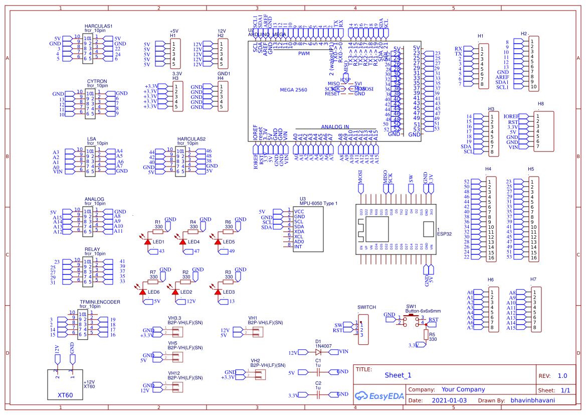 Due and Mega - EasyEDA open source hardware lab