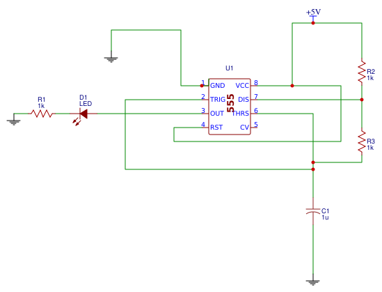 led intermitente - EasyEDA open source hardware lab