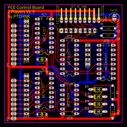 PC-Engine Control Board 2P V1.3 - OSHWLab