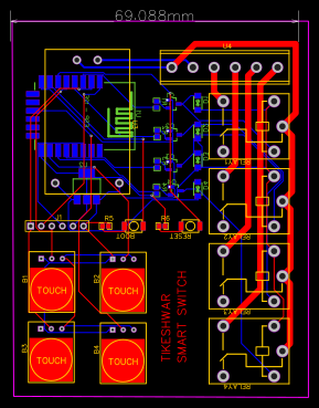 ESP12 E smart switch - EasyEDA open source hardware lab