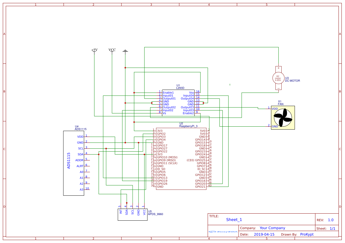 Pi+Fan - EasyEDA open source hardware lab