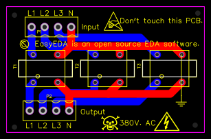 3 phase transformer - OSHWLab