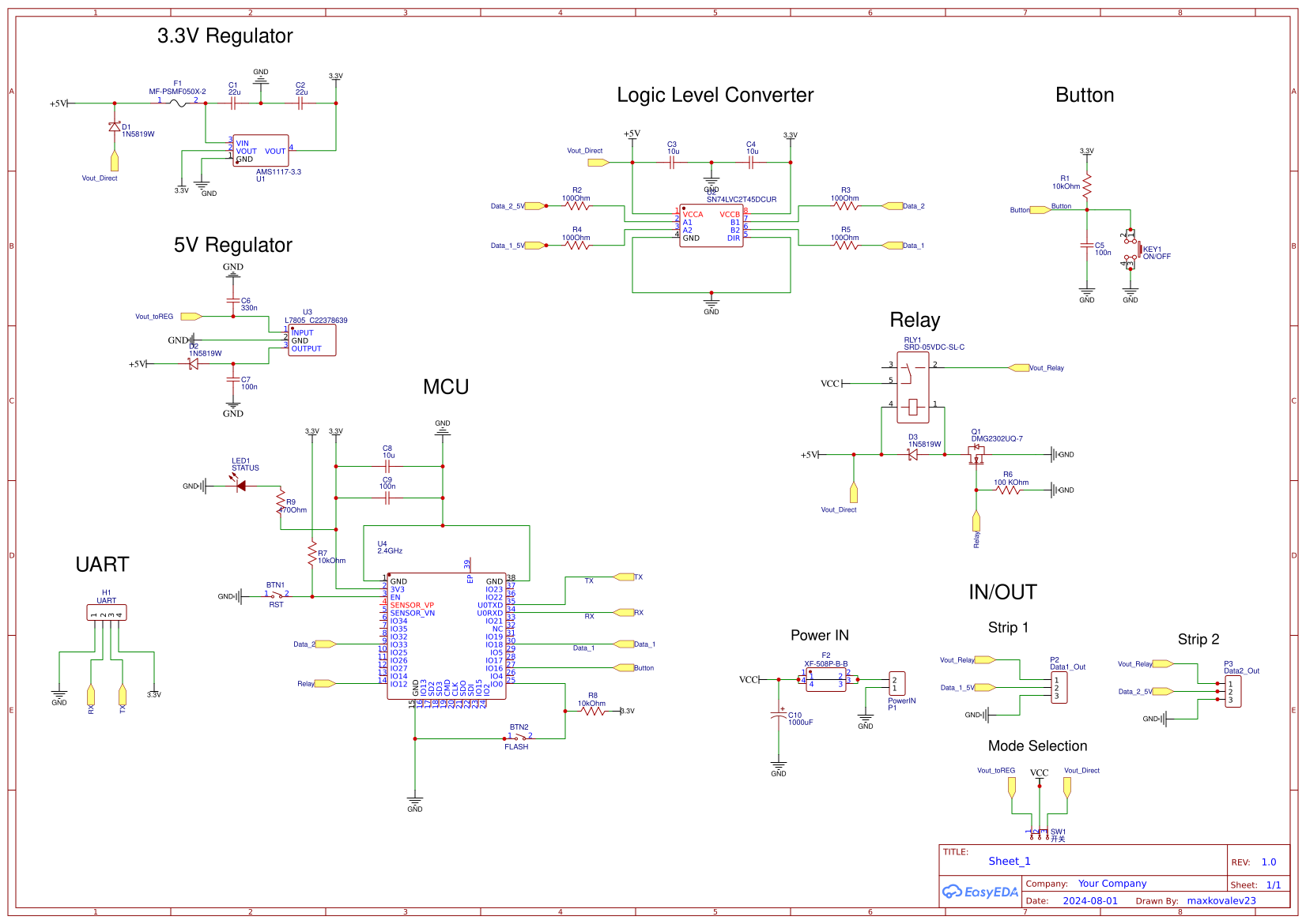 MIGHTY_32 WLED Controller - OSHWLab