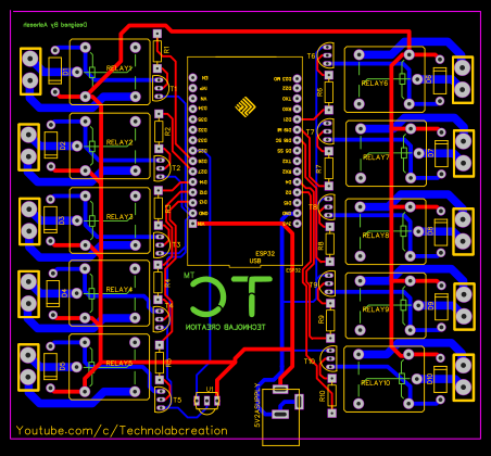 DOMOTICA_10CH_ESP32 - EasyEDA open source hardware lab