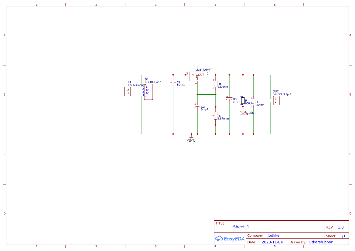 Power Supply - EasyEDA open source hardware lab
