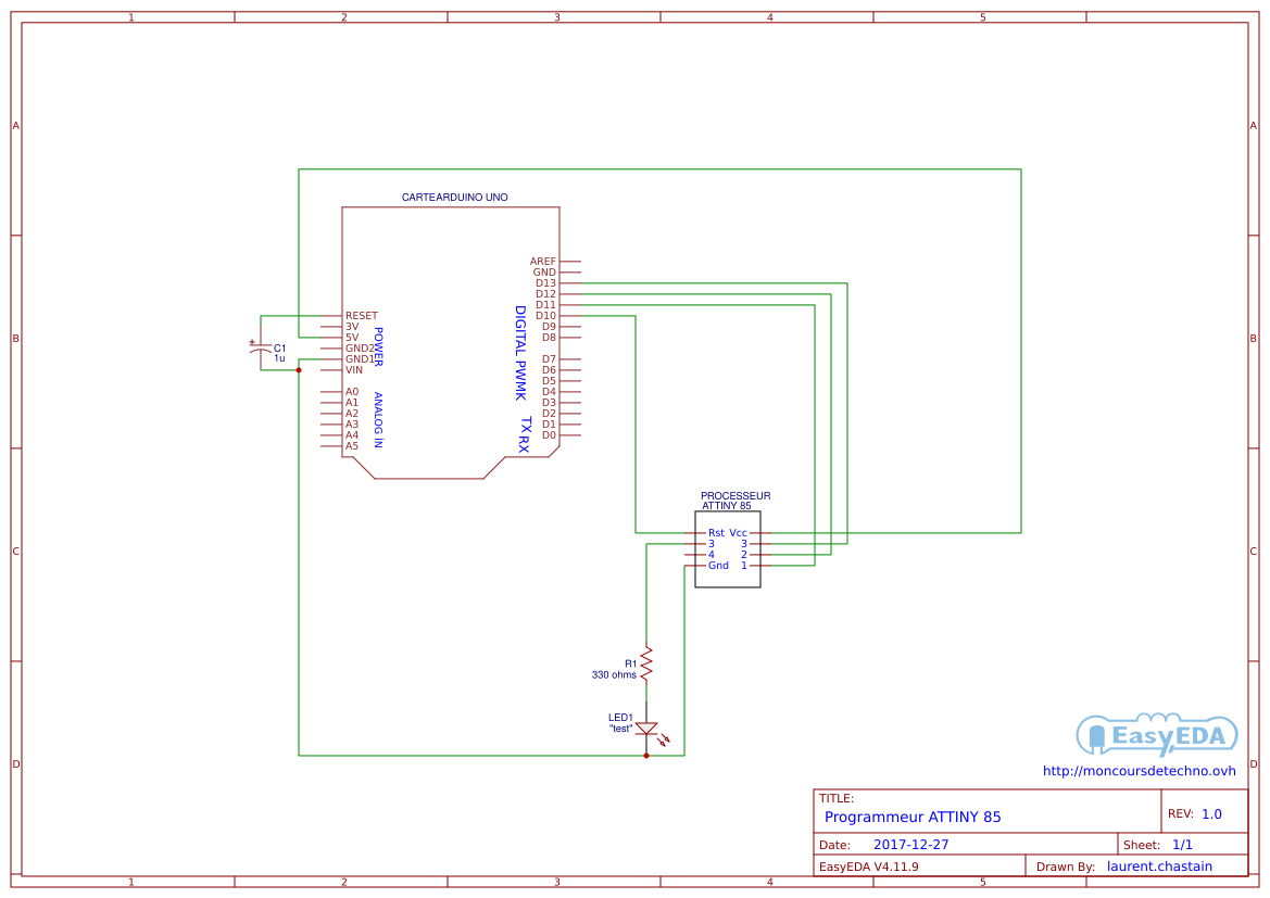 Attiny_PROG - OSHWLab