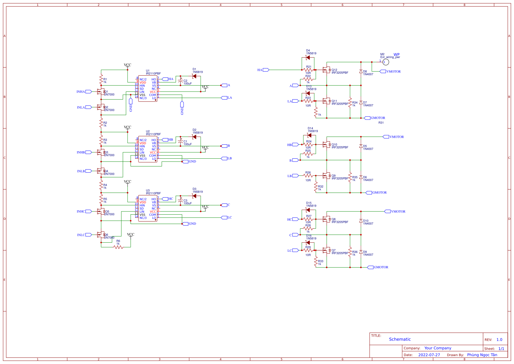 BLDC_predriver_board - OSHWLab