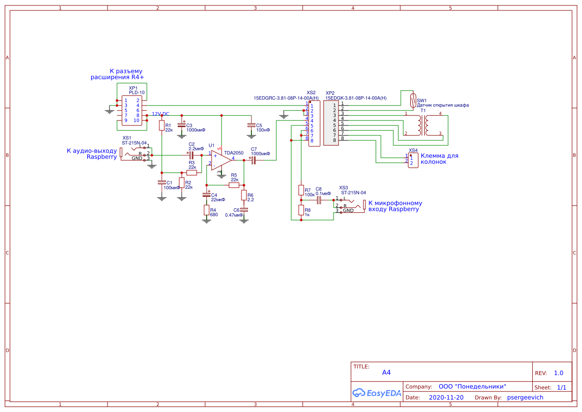 Ampifier A4 - OSHWLab