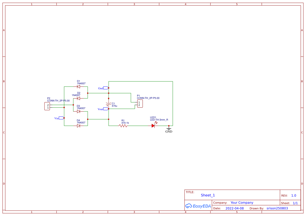 BRIDGE RECTIFIER - EasyEDA open source hardware lab