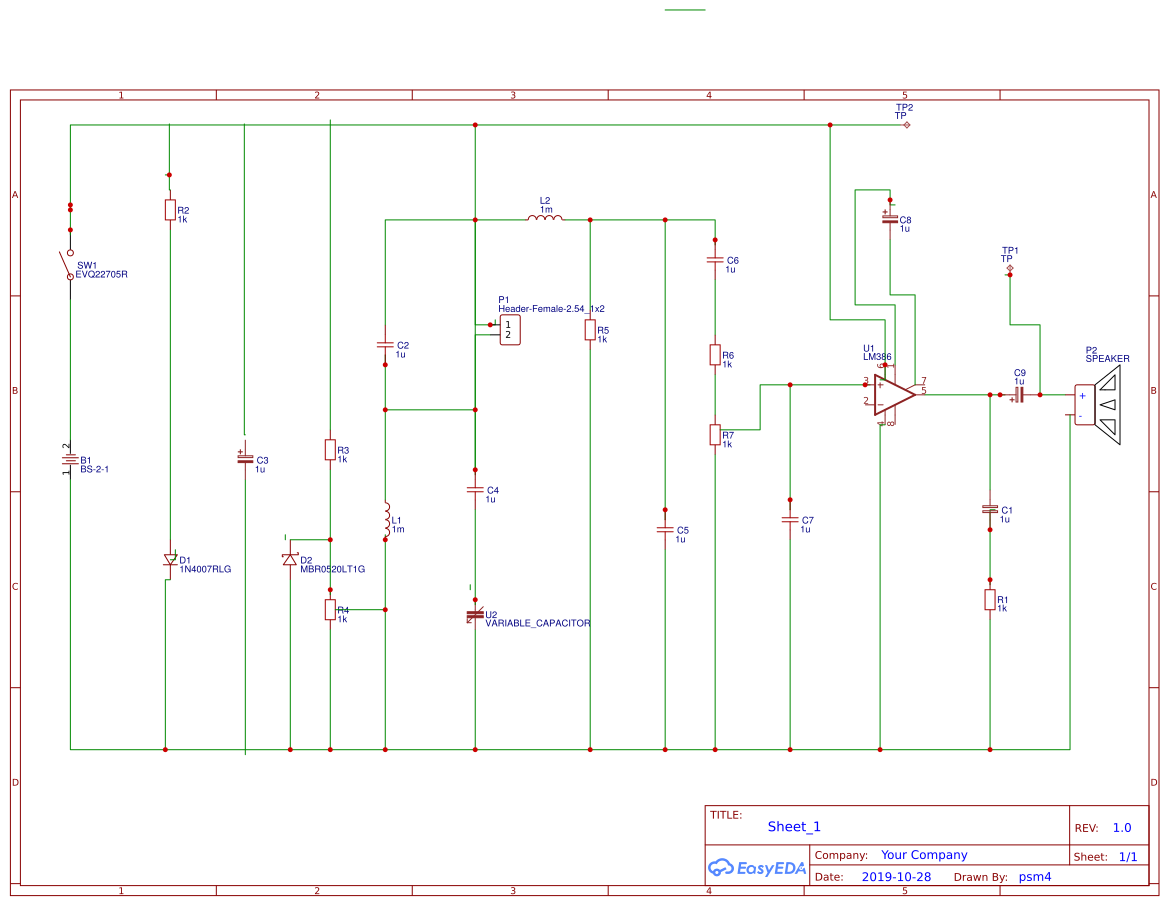 Fm Radio - EasyEDA open source hardware lab