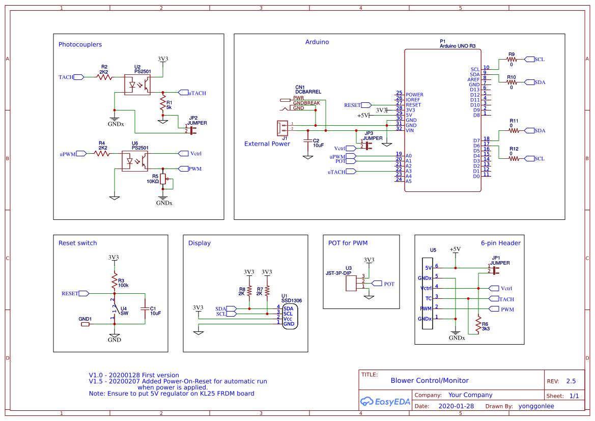 Blower Control - Anthony - EasyEDA open source hardware lab