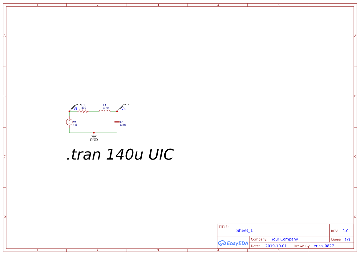 RLC Circuits - Platform for creating and sharing projects - OSHWLab